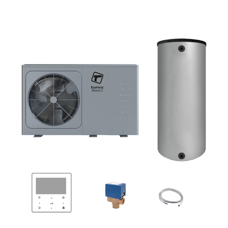 Eco Heat Wärmepumpenpaket 8 kW mit Warmwasserbereitung – Sanitaermarkt